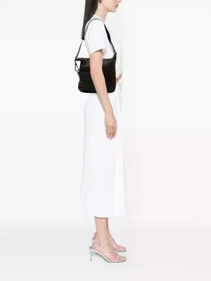 Fendi 20th Century Zucchino Canvas Shoulder Bag