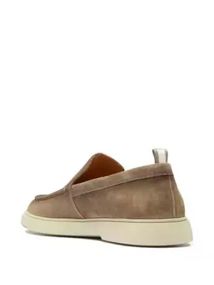 Officine Creative Bones 002 Suede Loafers - Brown
