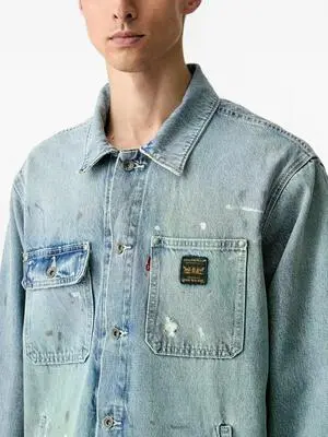 LEVI'S Sunrise Distressed Denim Jacket