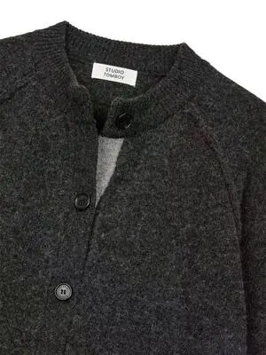 STUDIO TOMBOY Raglan-sleeve Button-up Cardigan