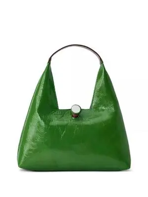 Marni Leather Tote Bag Green