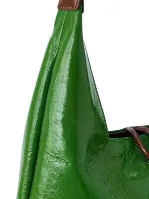 Marni Leather Tote Bag - Green