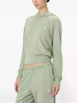 Eterne Shrunken Raglan-sleeve Hoodie