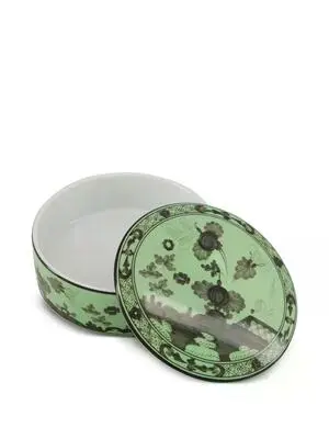 GINORI 1735 Bario Floral Round Box