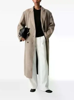VICOLO Double-breasted Coat - Neutrals