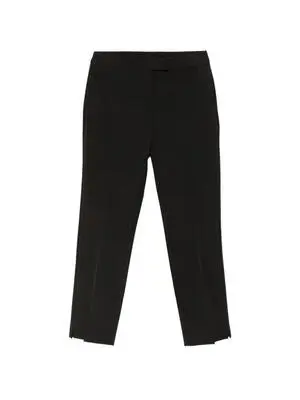 Imperial Side-slit Trousers - Black