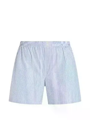 Dolce & Gabbana Striped Poplin Boxer Shorts - Blue