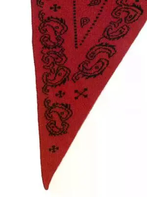 Guest In Residence Paisley-print Bandana Scarf - Red