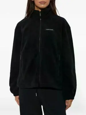 Canada Goose Tayen Logo-patch Oversized Jacket - Black