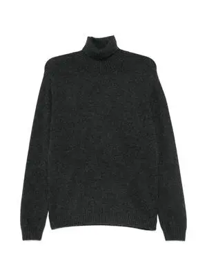 Boglioli Roll-neck Knitted Sweater - Grey