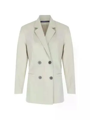 Zeynep Arçay Cin Leather Blazer