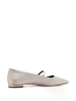 Manolo Blahnik Auluspla Crystal-buckle Ballet Flats