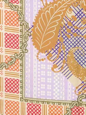 MANTERO 1902 Print Patchwork-effect Scarf
