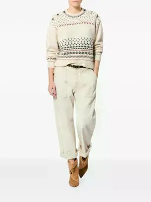 MARANT ETOILE Buttoned-shoulder Sweater