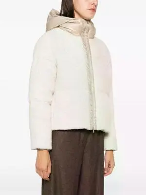 Herno Sequin-embellished Hooded Puffer Jacket