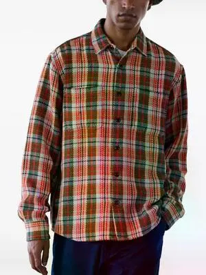 ORIGINAL MADRAS TRADING COMPANY No111 Round Tail Button-down Shirt