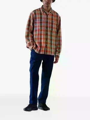ORIGINAL MADRAS TRADING COMPANY No111 Round Tail Button-down Shirt