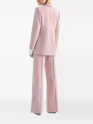 GENNY Pinstripe-pattern Flared Trousers