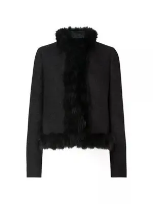 Fendi Faux-fur Trim Jacket