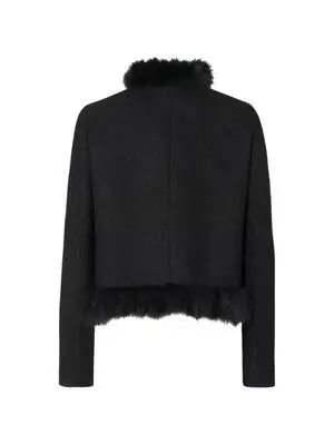 Fendi Faux-fur Trim Jacket