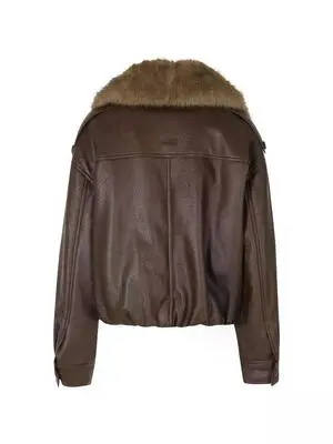 ISABELLE BLANCHE Faux-fur Collar Jacket