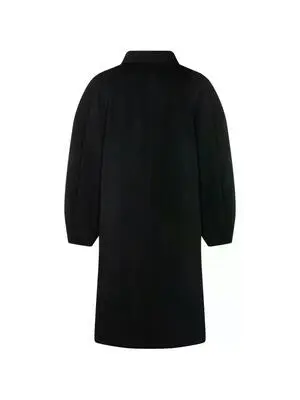 VIVIENNE WESTWOOD Rounded-collar Balloon-sleeve Coat - Grey
