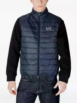 EA7 Quilted Packable Gilet - Blue