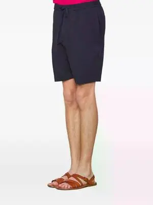 Officine Générale Phil Seersucker Shorts - Blue