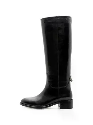 Lottusse 1877 Pina Leather Boots - Black
