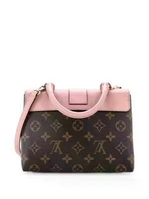 LOUIS VUITTON Locky Handbag Monogram Canvas With Leather Bb Satchel - Pink