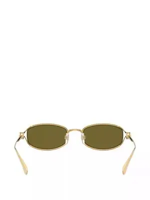 Burberry Oval-frame Sunglasses - Gold