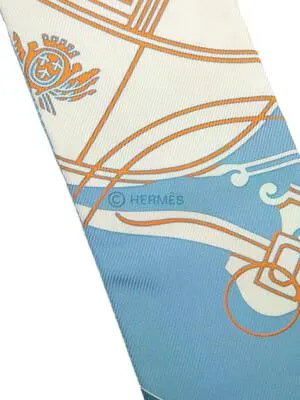 Hermès 2020-2026 Ex Libris Silk Twilly Scarf Scarves
