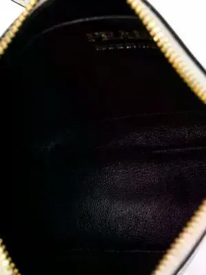 Prada Arque Half Moon Leather Small Hobo Bag - White