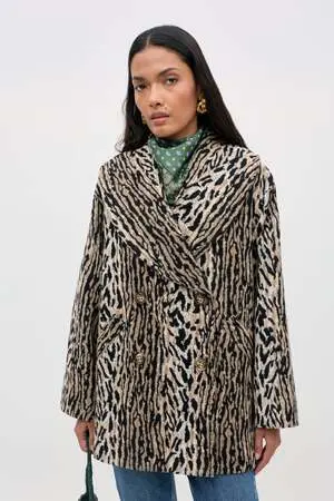 Rixo Joann Bohemia Leopard Regular - Brown