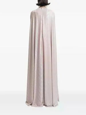 GEMY MAALOUF Beaded Pleated Maxi Kaftan