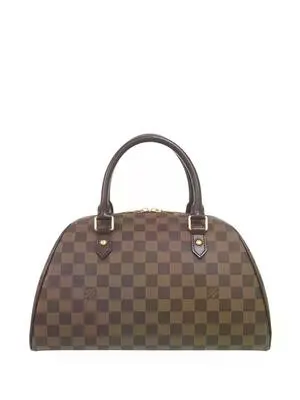 LOUIS VUITTON 2000-2026 Damier Ebene Ribera Mm Handbag - Brown