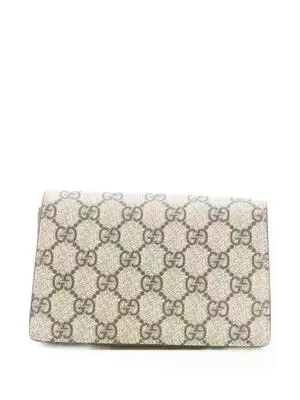 Gucci Dionysus Bag Gg Coated Canvas Super Mini Crossbody Bag