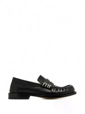 JW Anderson Contrast-stitch Penny Loafers