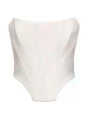 Giuseppe Di Morabito Strapless Corset-style Top