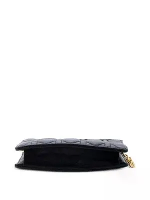 DIOR Caro Clutch With Chain Cannage Quilt Calfskin Small Crossbody Bag