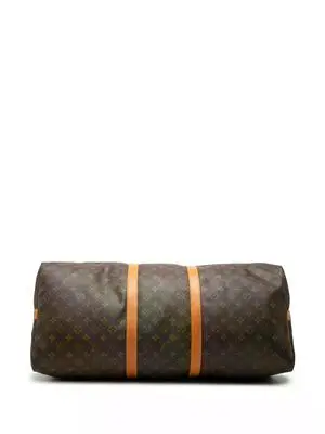 LOUIS VUITTON 1991 Monogram Keepall Bandouliere 60 Travel Bag