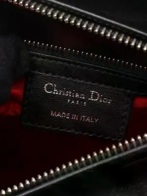 Dior 2000-2026 Medium Lambskin Cannage Lady Satchel