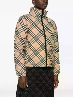 Burberry Check Puffer Jacket