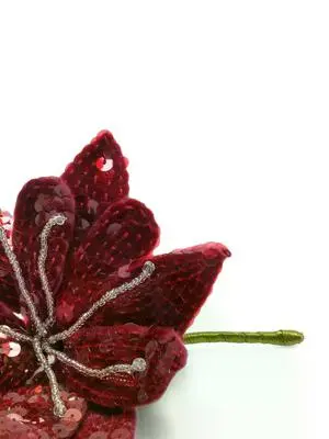 Malìparmi Precious Sequin-embellished Flower Brooch