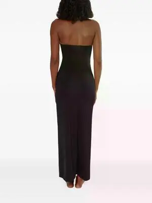 MAYGEL CORONEL Marquesa Ruched Halterneck Maxi Dress
