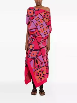 Emilio Pucci Jacquard Asymmetrical Skirt