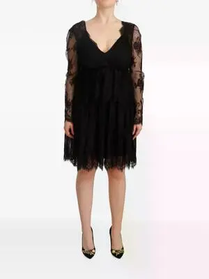 ANIYE BY Floral Lace-tiered Dress