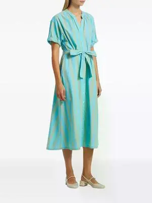 Xirena Liora Striped Cotton-poplin Dress