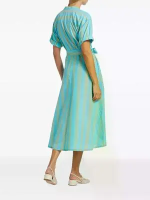 Xirena Liora Striped Cotton-poplin Dress