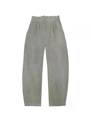 CORTANA Lupe Striped Linen Trousers